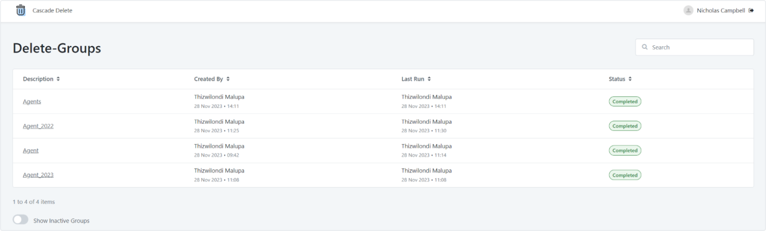 Cascade Delete Application | Systems iO